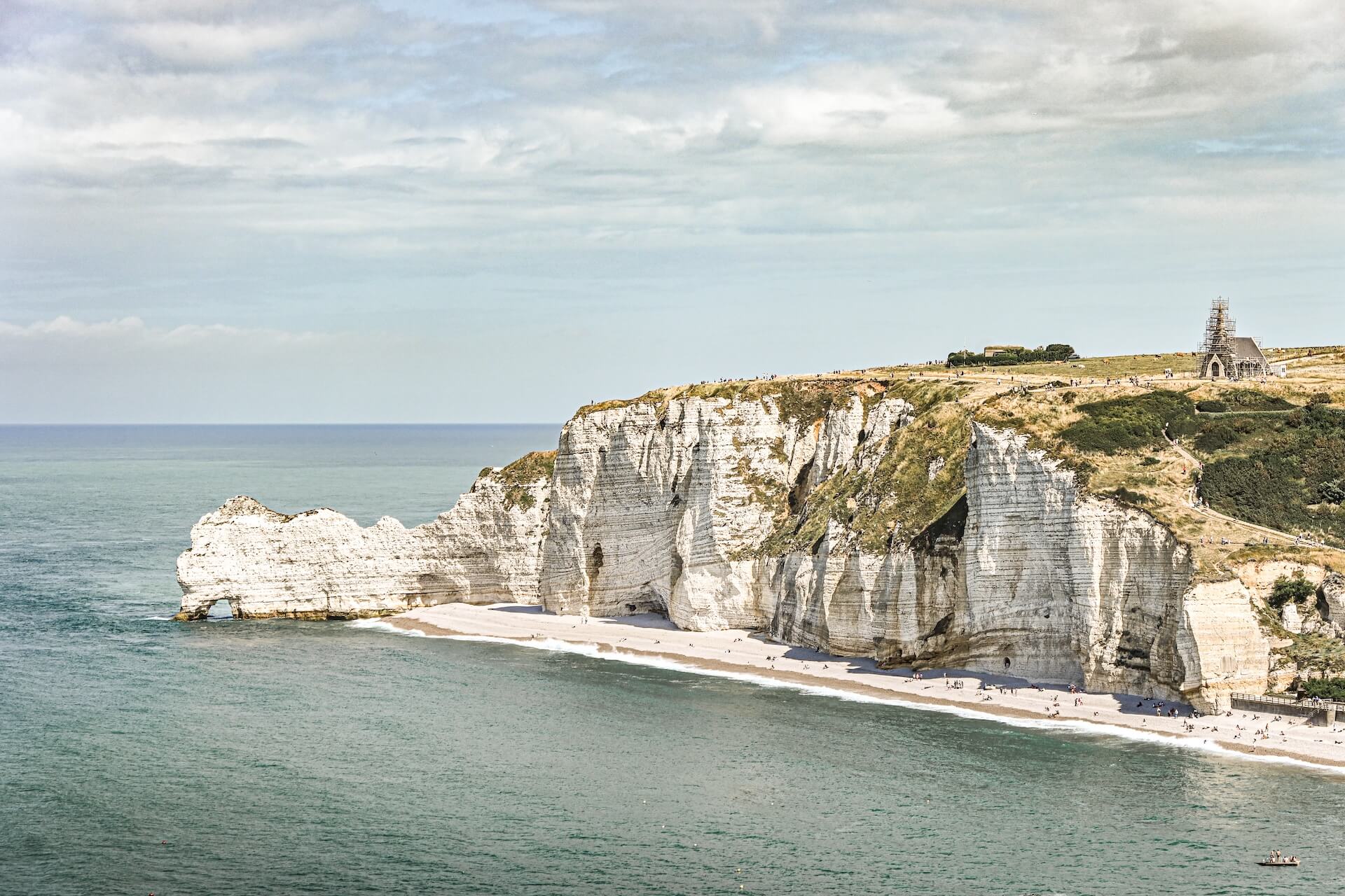 Wandeling naar de krijtrotsen van Étretat: een van de mooiste plekken ...